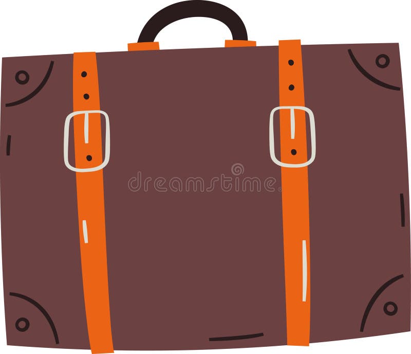 Suitcase Luggage Cartoon stock vector. Illustration of concept - 319845239