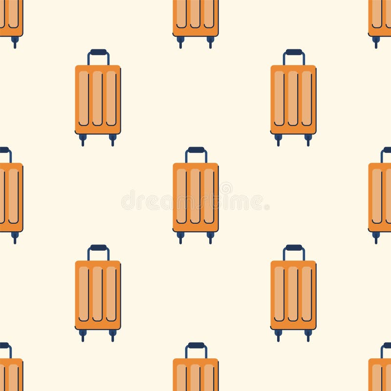 Suitcase. Seamless Pattern for Textiles and Packaging. Vaccinations and ...