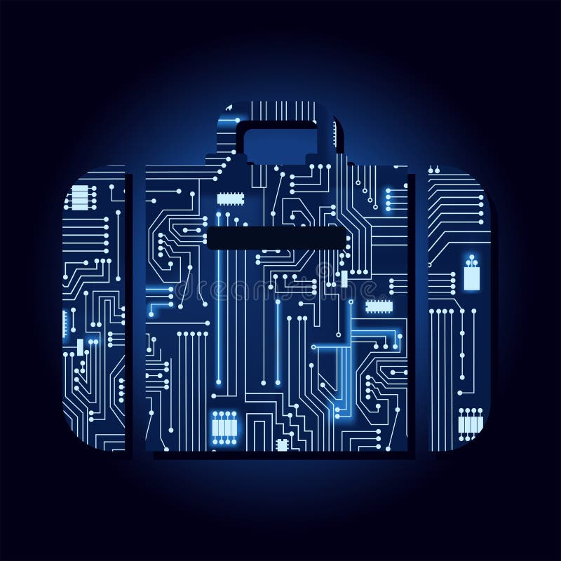 Tech Suitcase Stock Illustrations – 464 Tech Suitcase Stock ...