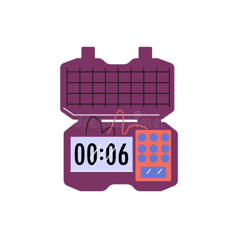 Bomb with digital timer stock illustration. Illustration of detonated ...