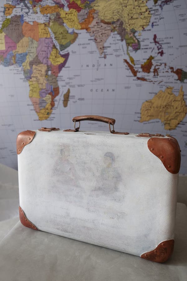 Suitcase for travel stock photo. Image of case, world - 43535564