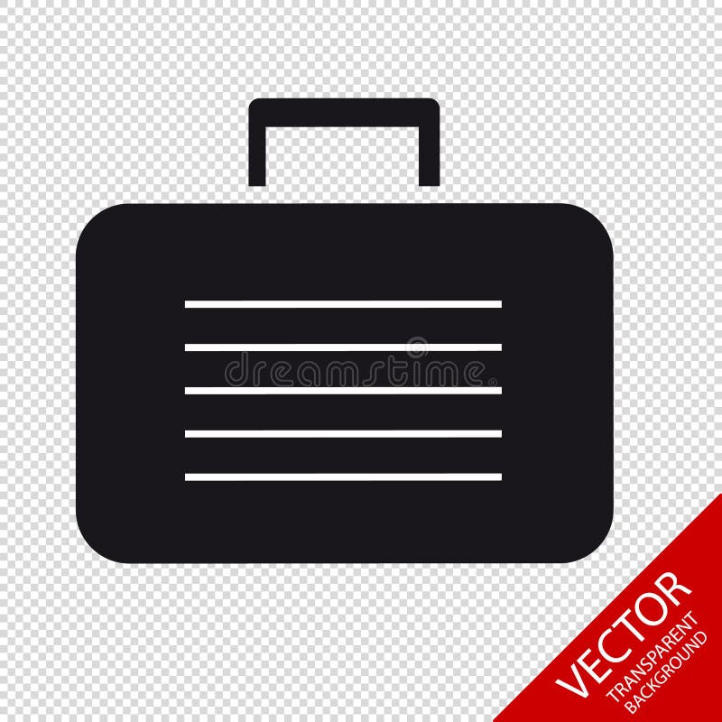 Suitcase - Vector Illustration - Isolated on Transparent Background ...