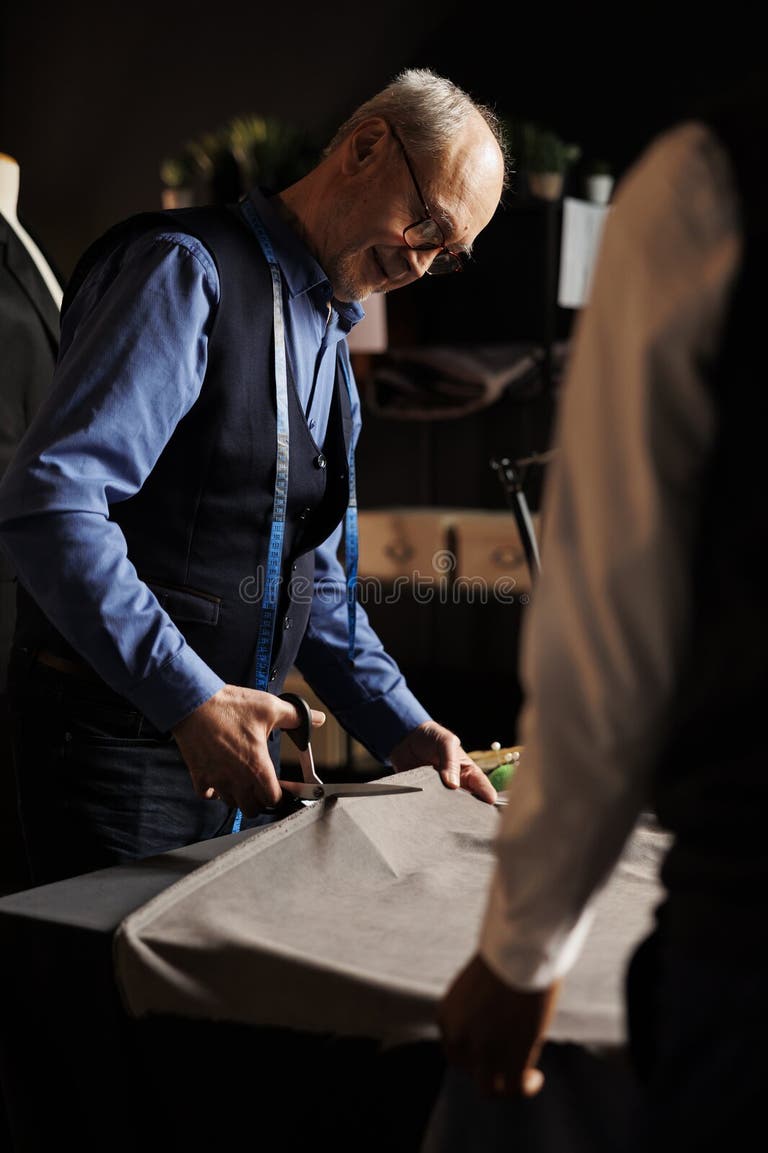 202 Tailoring Cutting Master Stock Photos - Free & Royalty-Free Stock ...