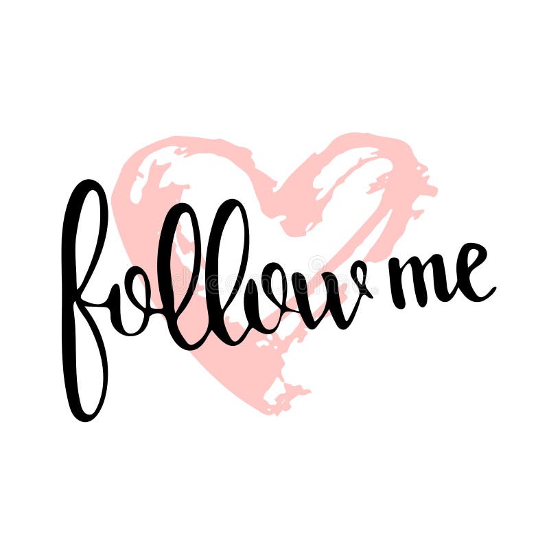 Suivez-moi Illustration De Vecteur Illustration de Vecteur ...