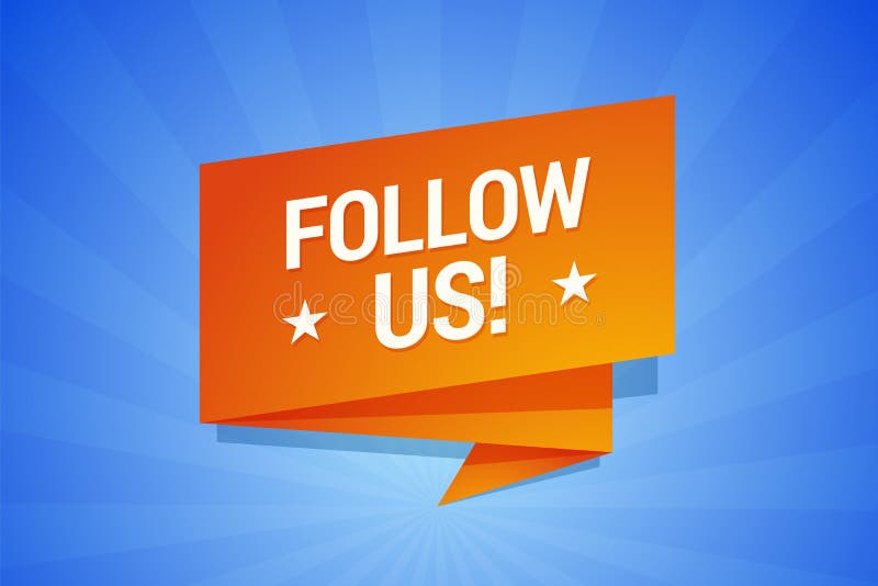 Suivez-nous Illustration De Vecteur Illustration de Vecteur ...