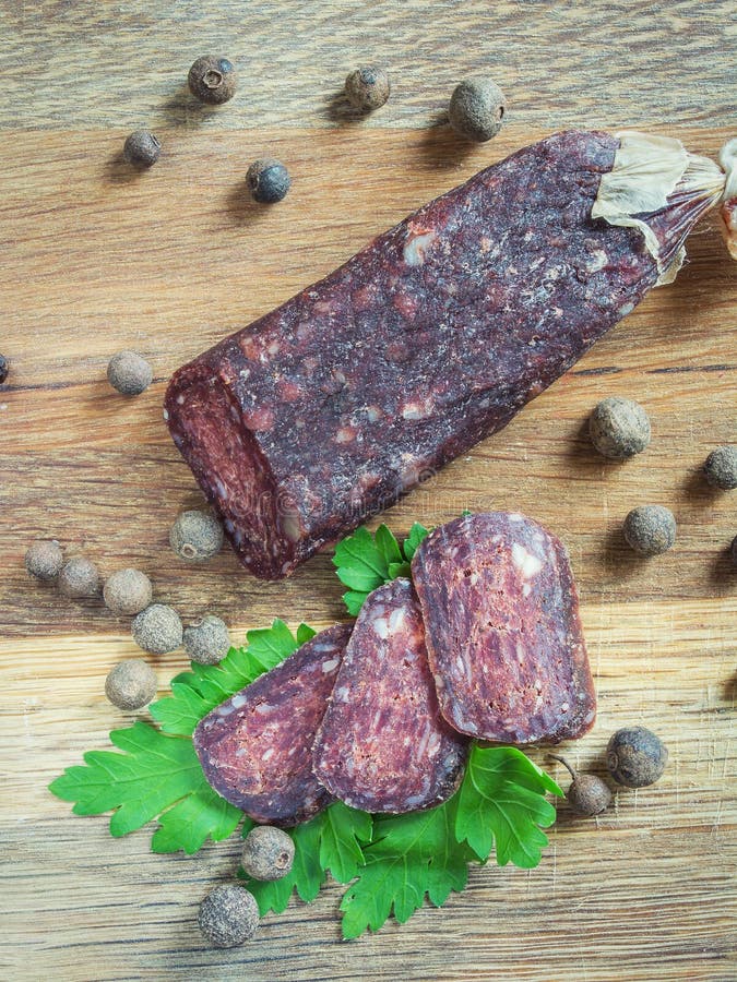 Sujuk stock photo. Image of appetizer, chopped, cold - 79210760