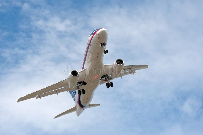 Sukhoi Superjet editorial image. Image of jets, airplane - 15322305