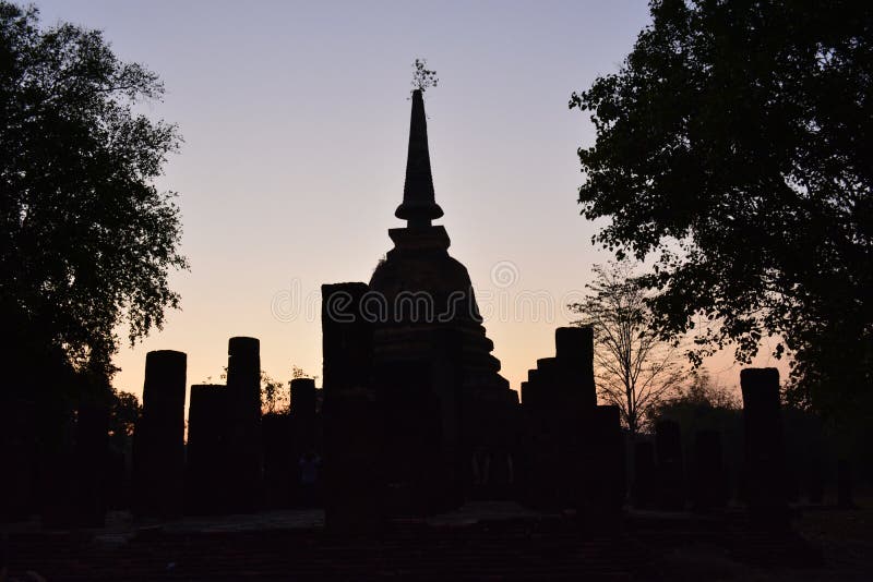 Sunset temple stock photo. Image of temple, sunset, travel - 37540206