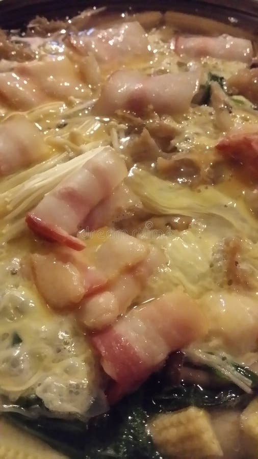 Suki stock photo. Image of suki, original, bacon, thaifood - 98678924