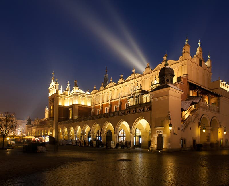 Sukiennice in Krakow stock photo. Image of medieval, representative ...