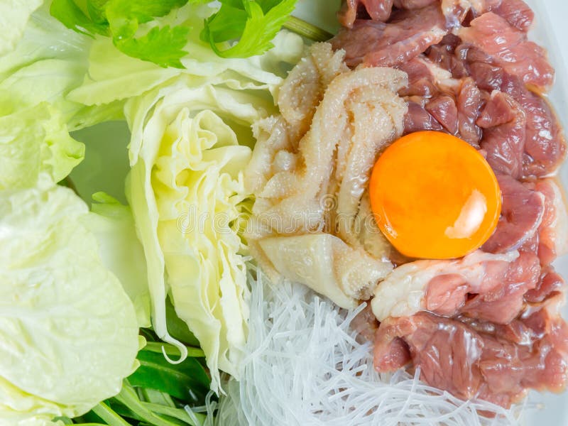 Sukiyaki Beef Set Menu, Hot Pot, Shabu Stock Image - Image of morning ...