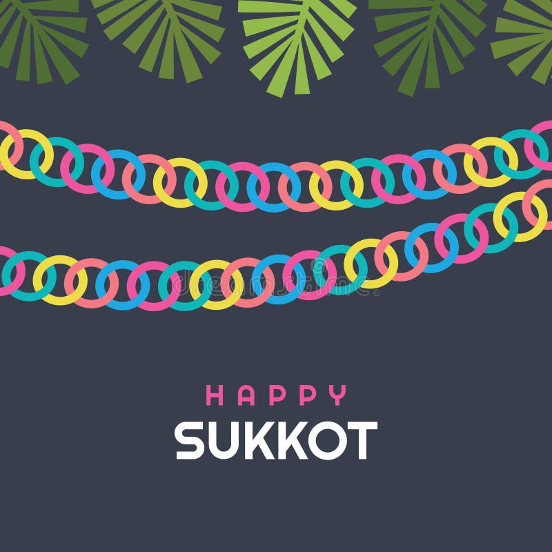 Sukkot design template. stock vector. Illustration of leaf - 257271654