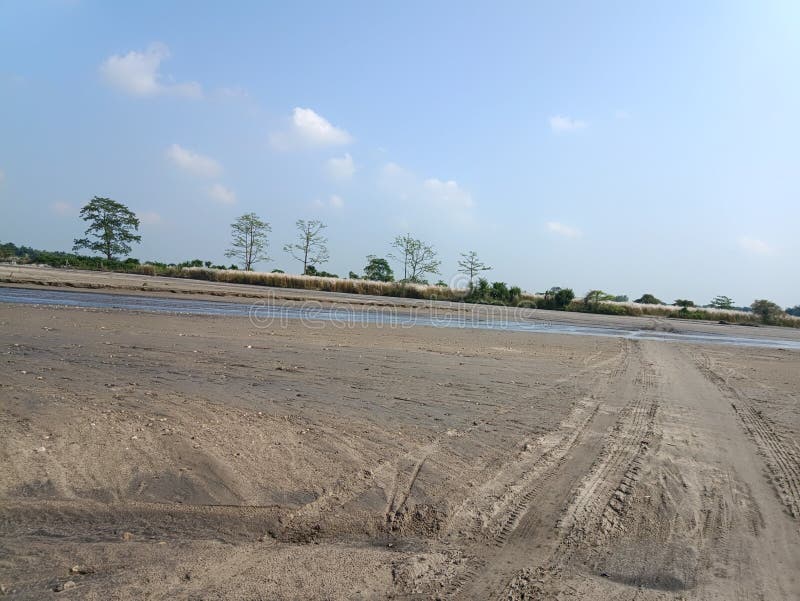The Suklai River of Udalguri District, Assam. Stock Image - Image of ...