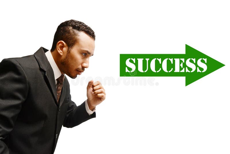 Sul modo di successo immagine stock. Immagine di destinazione - 39539799
