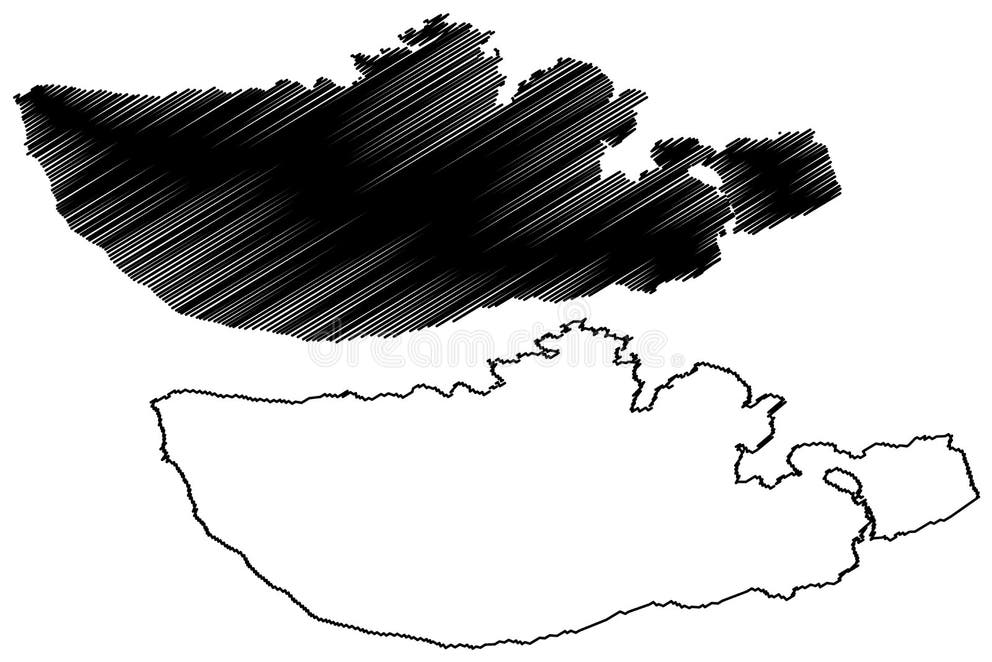 Sula Island Kingdom of Norway Map Vector Illustration, Scribble Sketch ...
