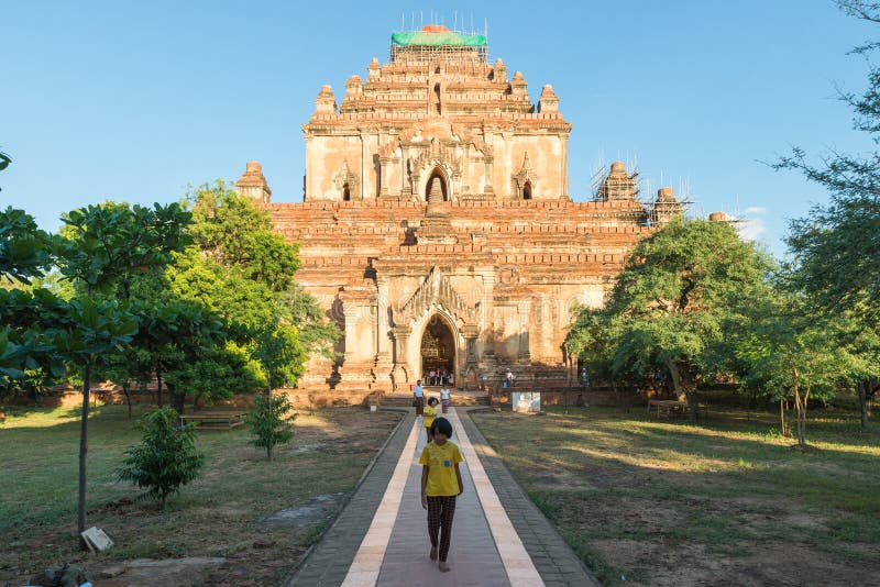 Sulamani temple editorial photo. Image of ancient, bagan - 31404011