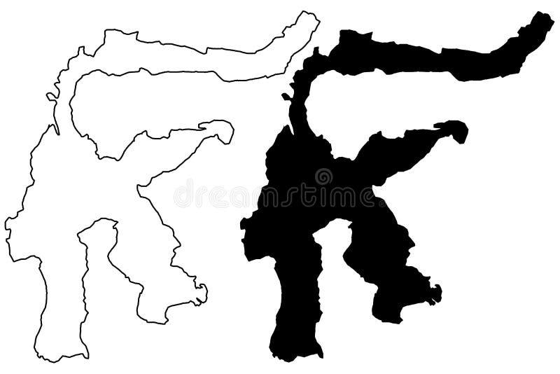 Sulawesi map vector stock vector. Illustration of maps - 94808468