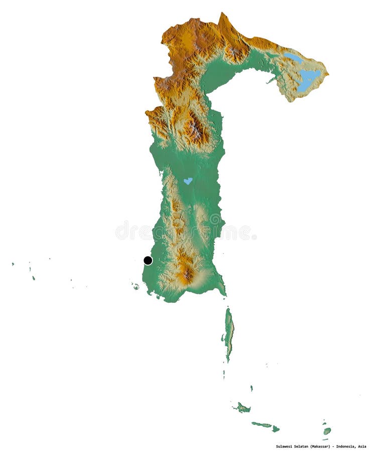 Sulawesi Selatan Province Map Of Indonesia In Front Of A White B Stock ... Sulawesi Selatan Province Map Of Indonesia In Front Of A White B Stock ...