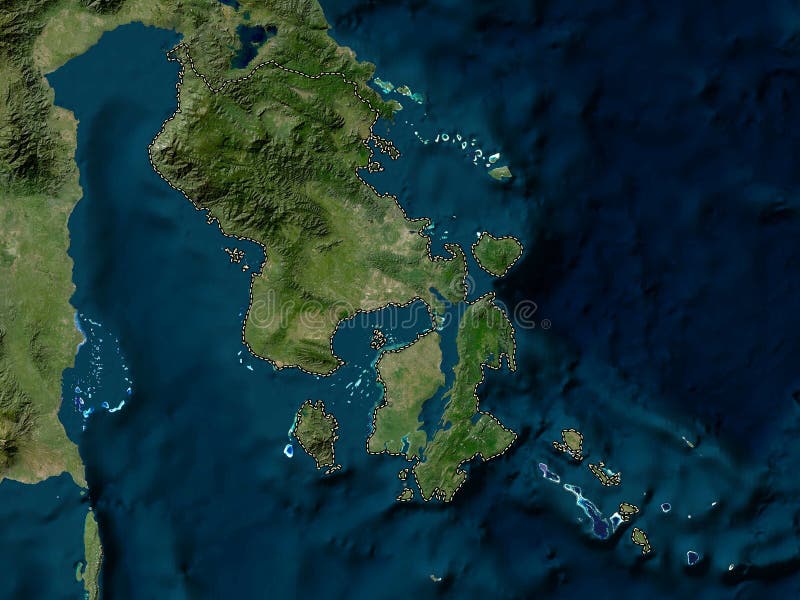 Sulawesi Tenggara, Indonesia. Low-res Satellite. No Legend Stock ... Sulawesi Tenggara, Indonesia. Low-res Satellite. No Legend Stock ...