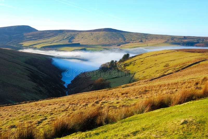 Sulby Reservoir stock photo. Image of sunlight, shadows - 19603512