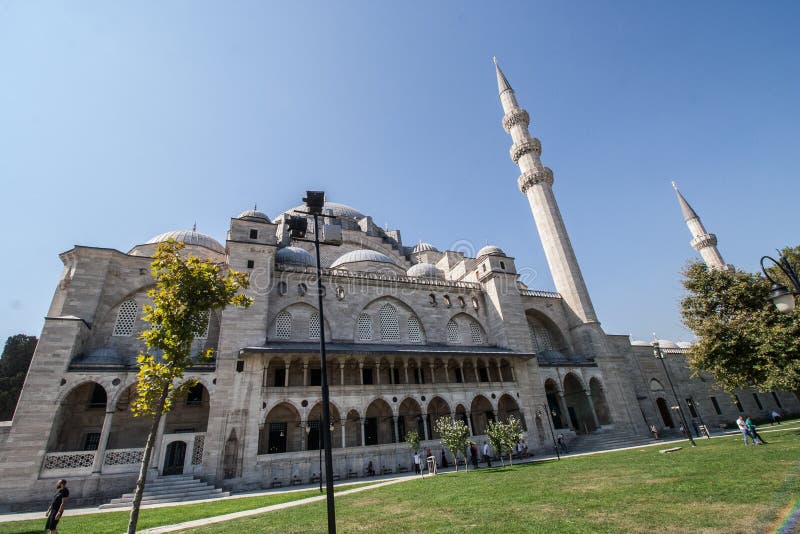 Suleimania Mosque editorial stock image. Image of sultan - 71619389