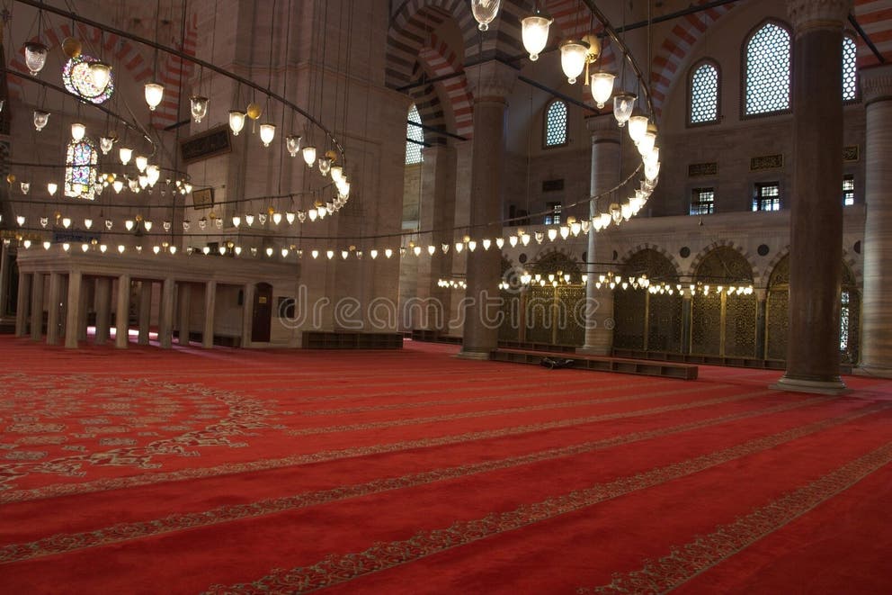 Suleymaniye Mosque Mosque Circular Lights Editorial Image - Image of ...