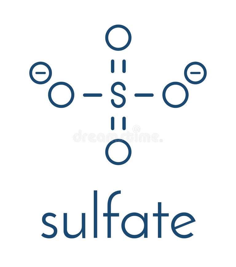 Sulfate Formula Stock Illustrations – 415 Sulfate Formula Stock ...