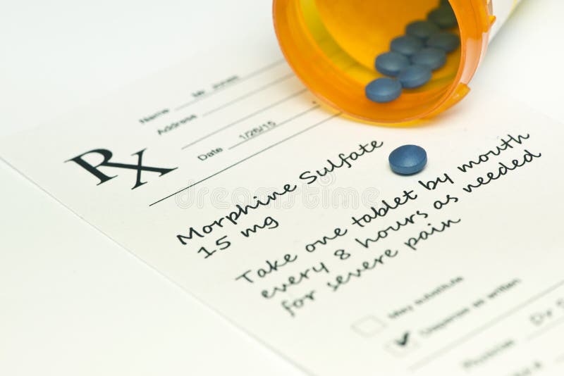 Sulfato de la morfina foto de archivo. Imagen de salud - 49055970