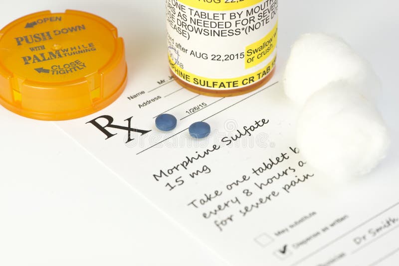 Sulfato de la morfina foto de archivo. Imagen de morfina - 49056038