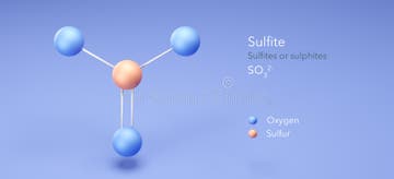 Sulfite, Molecular Structures, Sulphite, 3d Model, Structural Chemical ...
