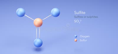 Sulfite, Molecular Structures, Sulphite, 3d Model, Structural Chemical ...