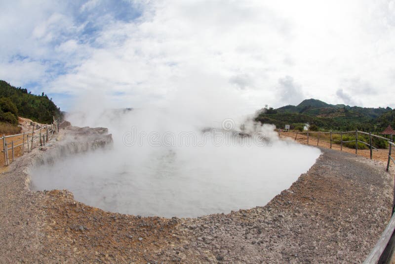 Plateau Dieng National Park Java Indonesia Stock Photos - Free ...