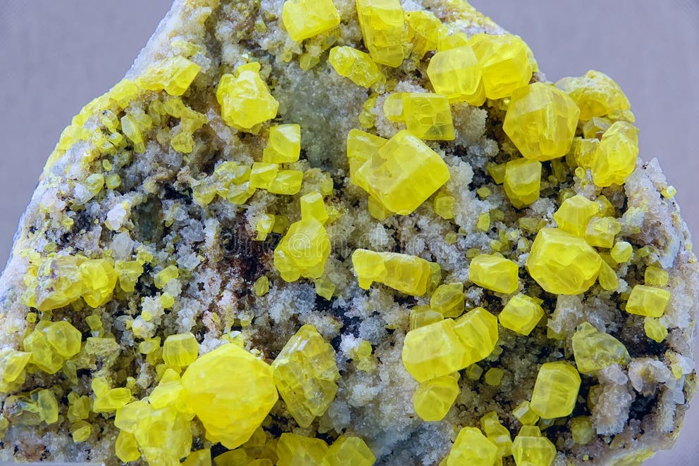Sulfur Ore stock image. Image of display, ores, show - 119490169