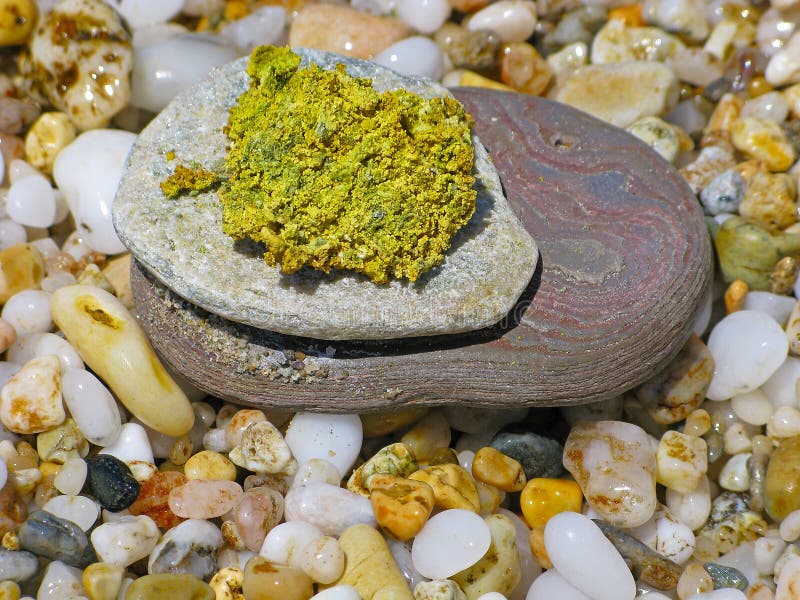 Sulfur. Soft rock. stock photo. Image of bright, island - 49820682