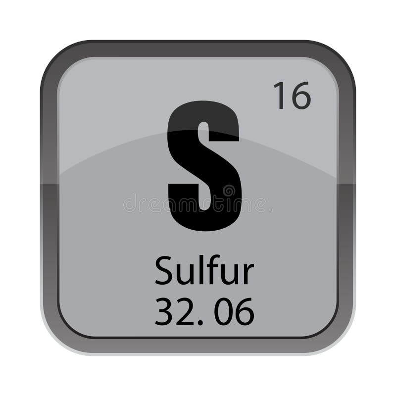 Sulfur Chemical Element Tile Stock Illustrations – 14 Sulfur Chemical ...