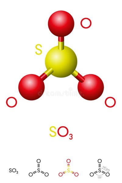 Structure Sulfur Trioxide Stock Illustrations – 15 Structure Sulfur ...