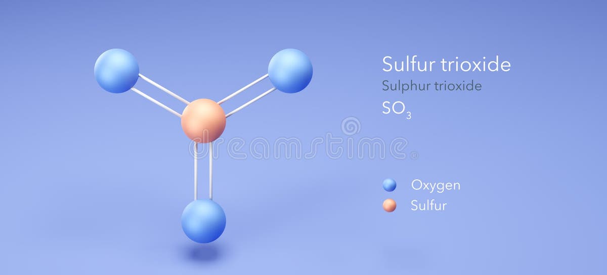 Structure Sulfur Trioxide Stock Illustrations – 15 Structure Sulfur ...