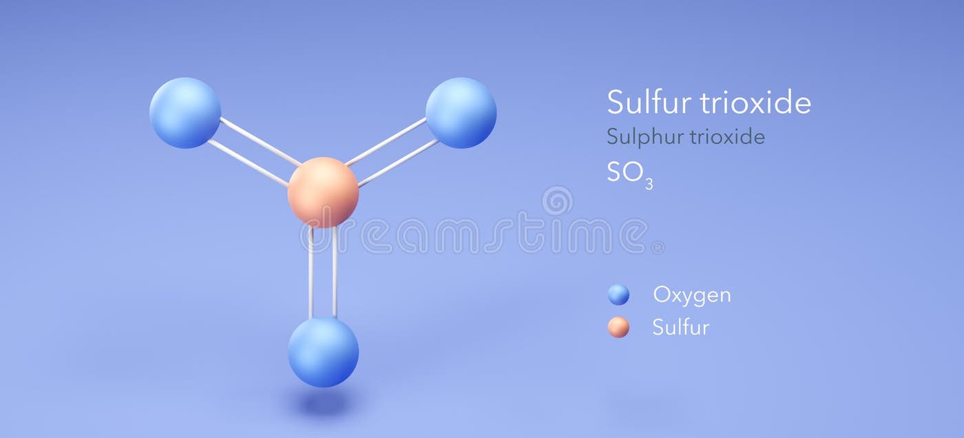 Structure Sulfur Trioxide Stock Illustrations – 15 Structure Sulfur ...