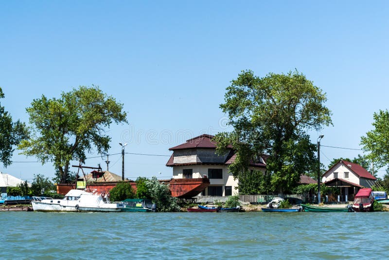 Sulina channel editorial stock photo. Image of poor - 218945288