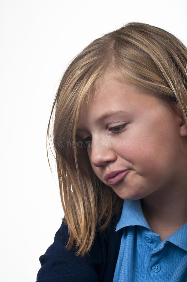 Sulking child stock image. Image of mood, melancholy - 27874871