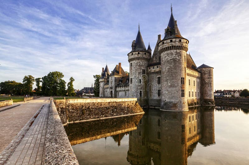 Sully-sur-loire. France stock photo. Image of exterior - 34210844