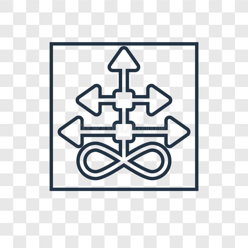 Sulphur Concept Vector Linear Icon Isolated on Transparent Background ...