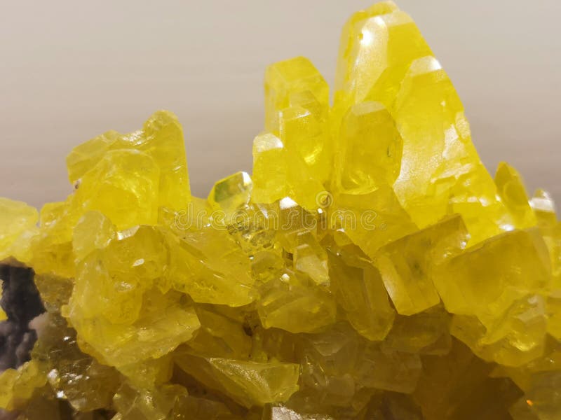 Sulphur mineral texture stock image. Image of grained - 274763907