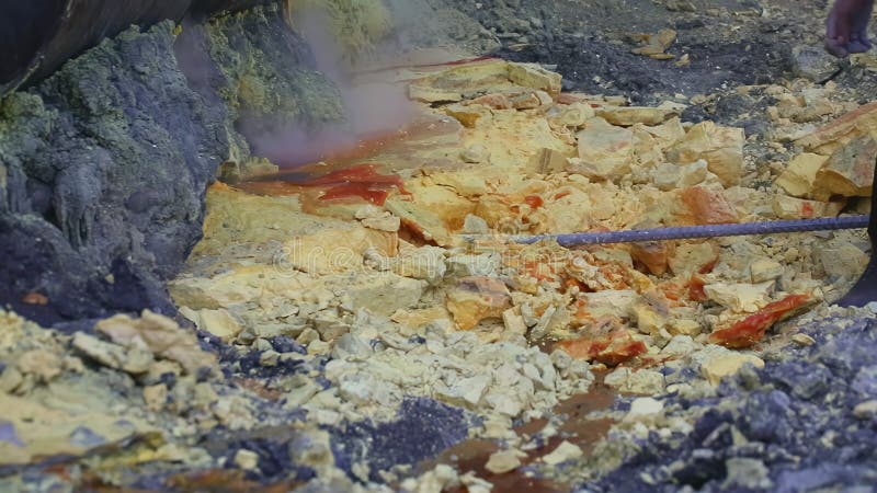 Hard Work of Sulphur Miners of East Java on Dangerous and Hard Work ...