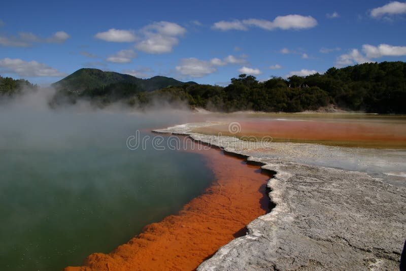 Sulphur pool stock image. Image of tourism, pool, smell - 1562231