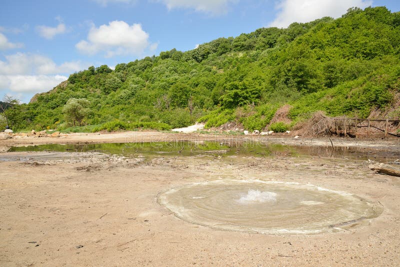 Sulphurous water stock photo. Image of creams, steam - 32271946