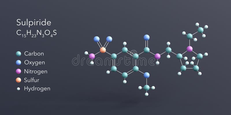 Sulpiride Molecule Stock Illustrations – 26 Sulpiride Molecule Stock ...