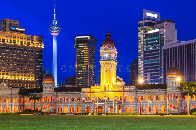 Sultan Abdul Samad Building at Dataran Merdeka in Kuala Lumpur Stock ...