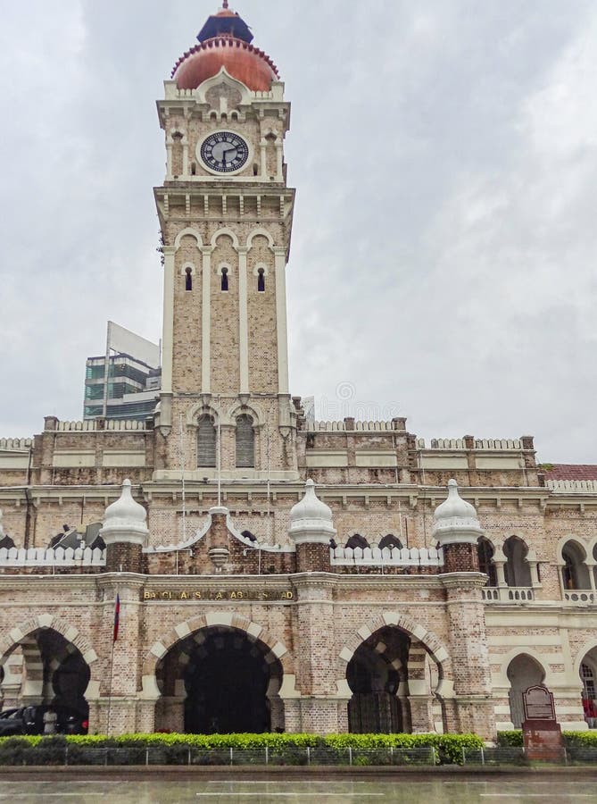 Sultan Abdul Samad Building Stock Photo - Image of clock, facade: 166482502