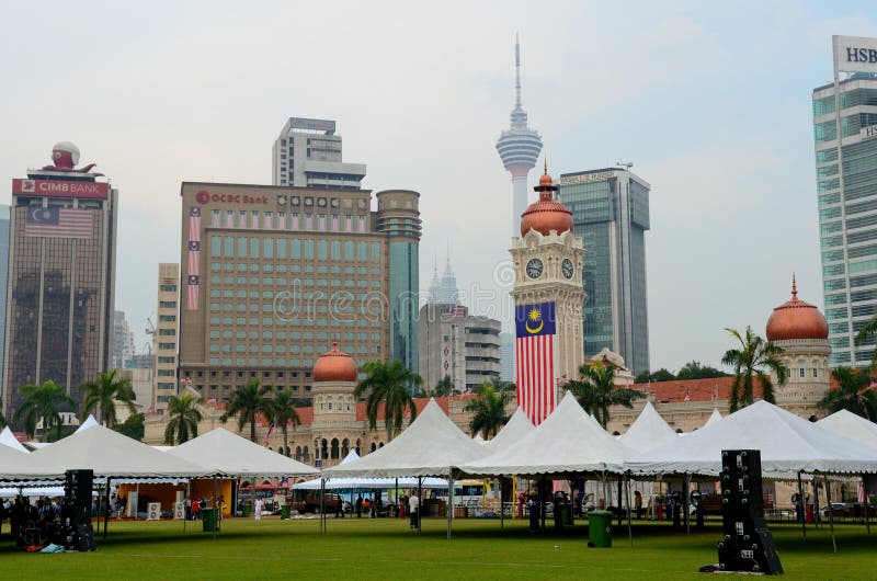 Sultan Abdul Samad palace editorial image. Image of merdeka - 33500710